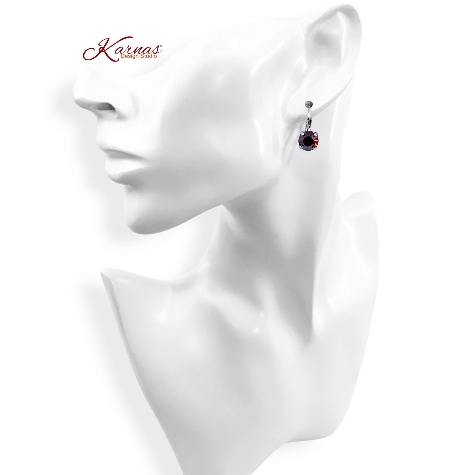 Red Magma Earrings